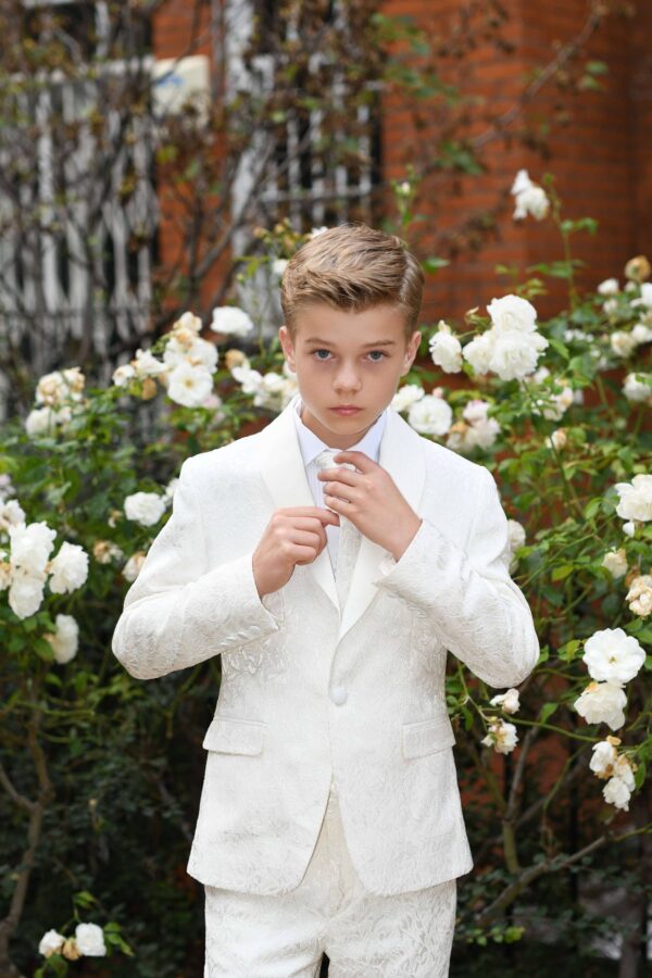 Boys Ivory Communion Suit in the UK